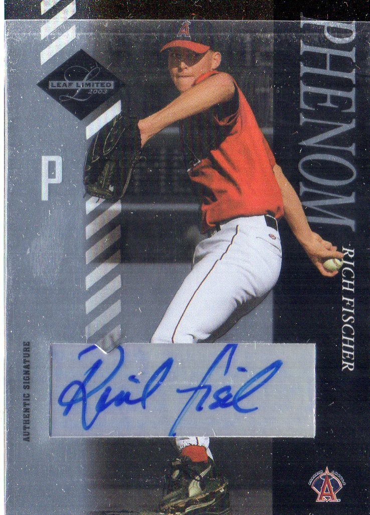 2003 Leaf Limited Autograph #177 Rich Fischer PH AU RC /99 - NM-MT | eBay