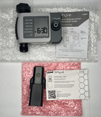 ORBIT B-HYVE XD Hose Faucet Timer Bluetooth and B-Hyve Gen 2 WiFi Hub ...