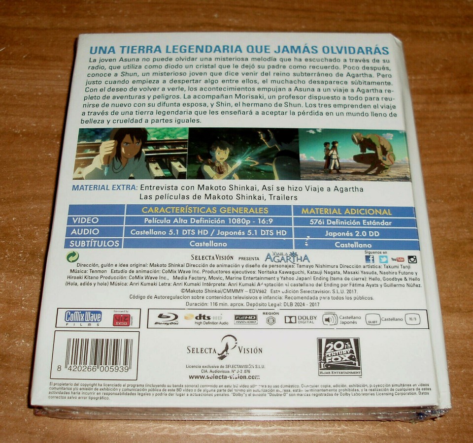 Journey To Agartha Collector's Digibook Blu-Ray + DVD + Book New Sealed ...