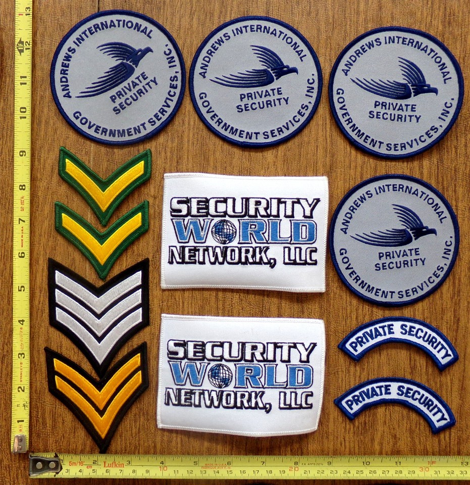 SECURITY & CORRECTIONS PATCH LOT: 50+ Piece Mixed Law Enforcement ...