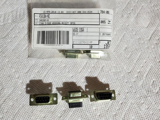 Te CONNECTIVITY / Amp 205203-8 Crimp Snap Receptacle Assembly Size 1 ...