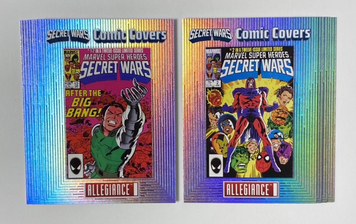 2024 UD Marvel Allegiance Secret Wars Comic Covers Set Singles (You ...