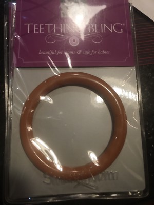 NWT Teething Bling Light Brown Bangle Teething Bracelet | eBay