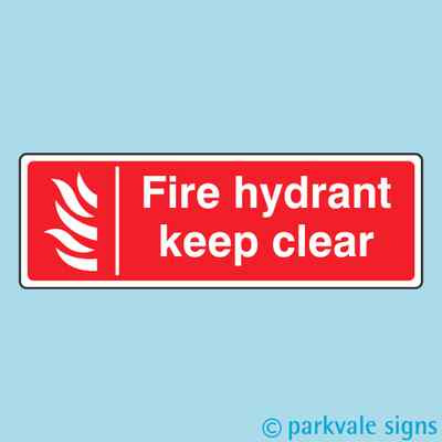 Fire Hydrant Keep Clear Signs | eBay UK