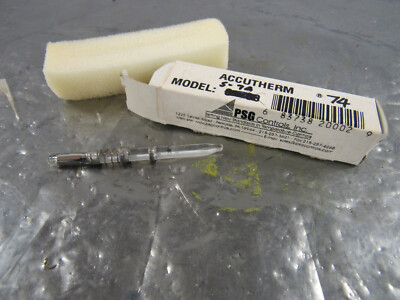 PSG CONTROLS S-74 ACCUTHERM TEMPERATURE SENSOR SNAP IN PRESET **NIB ...