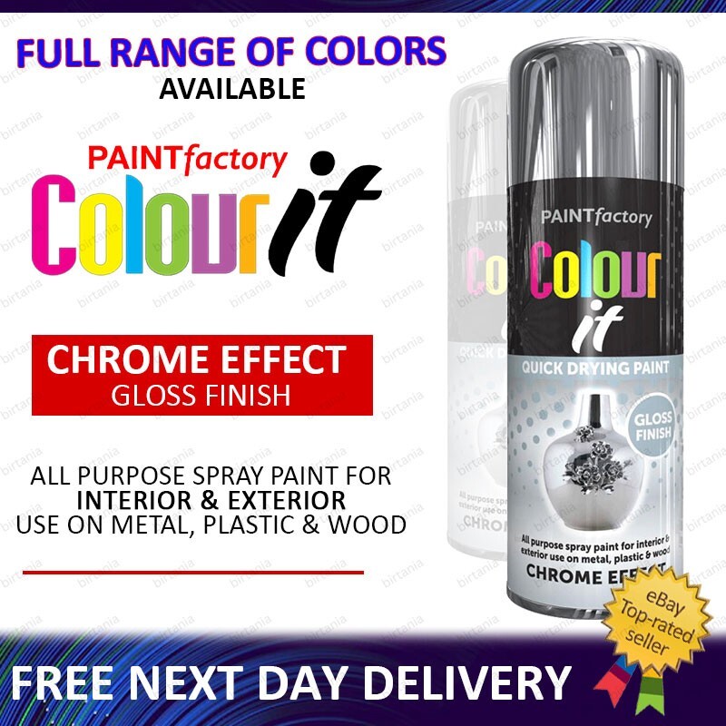 All-Purpose Spray Paint Aerosol Matt Gloss Satin Metal Wood Plastic ...
