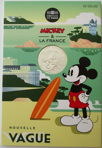 France 10 Euro 2018 Mickey Mouse Nouvelle Vague Silver | eBay