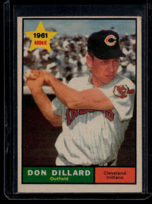 1961 Topps Don Dillard #172 Cleveland Indians Excellent | eBay