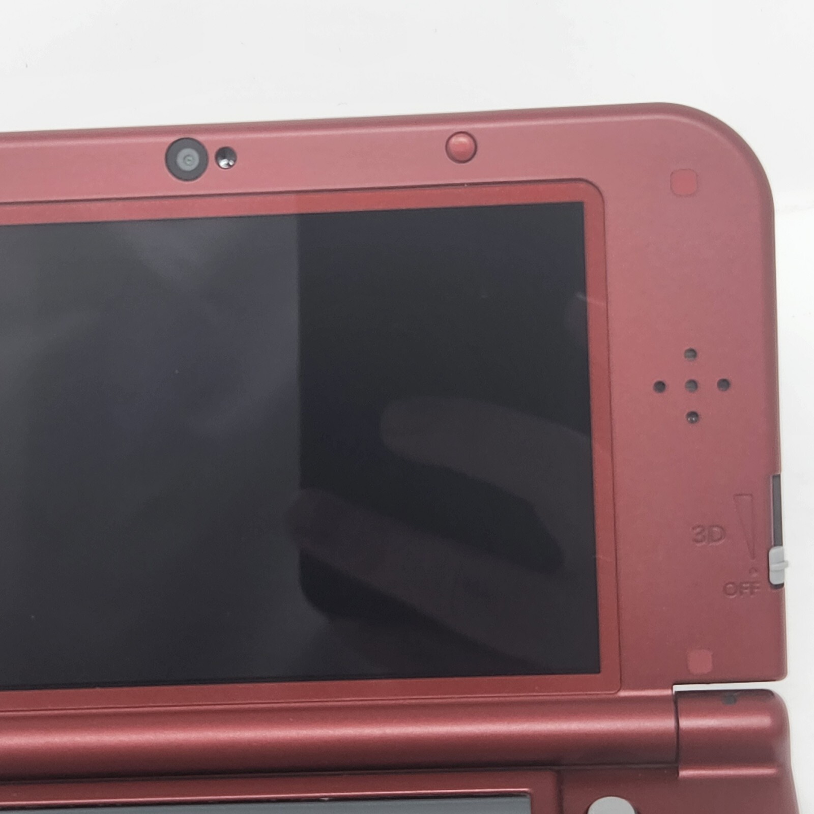 Nintendo New 3DS XL System Red/Burgundy Tested Working W Charger No ...