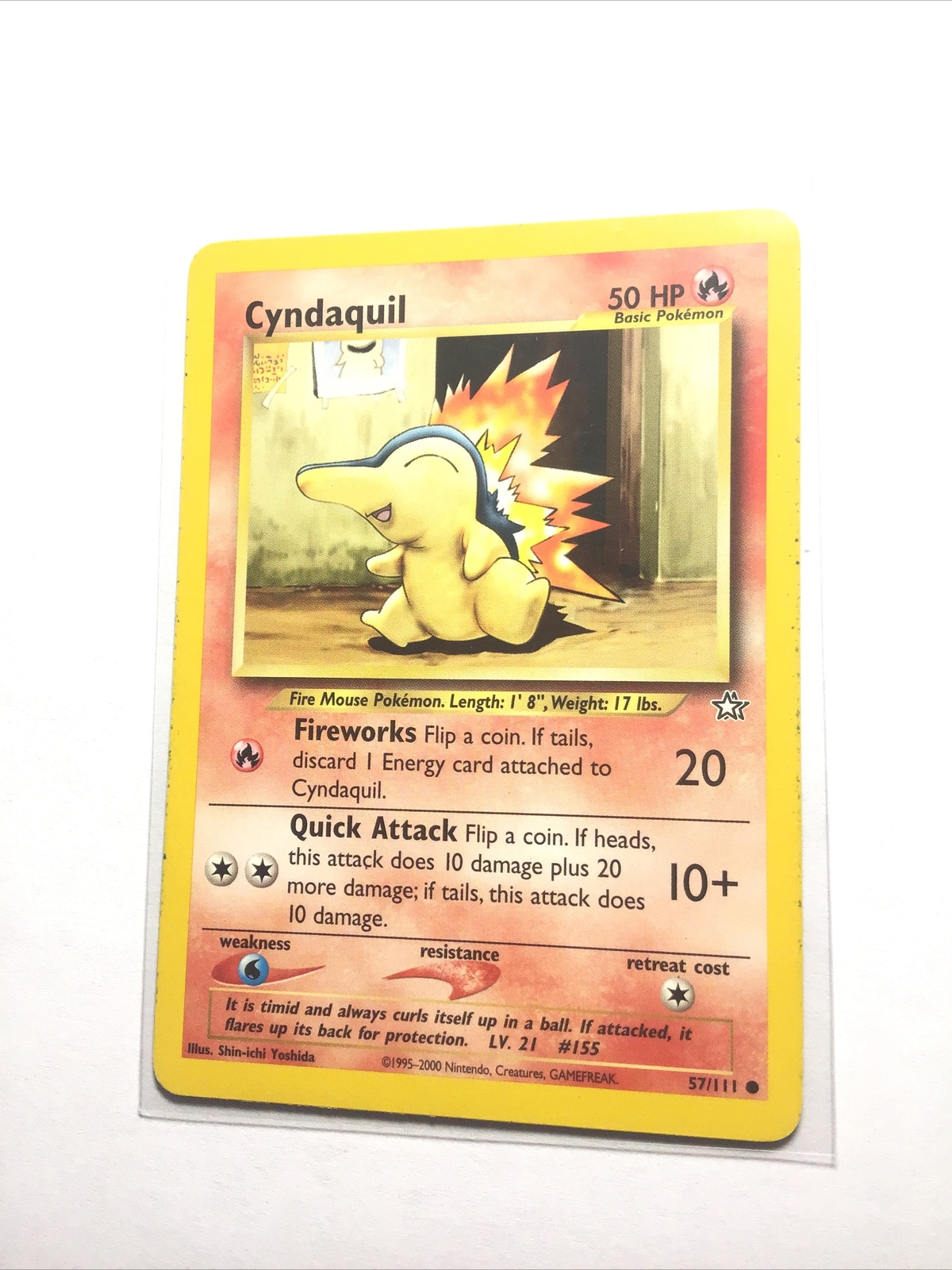 CYNDAQUIL - 57/111 - Neo Genesis - Pokemon Card - PL | eBay