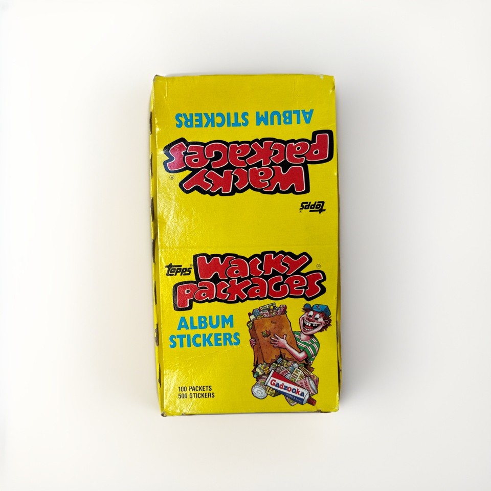 Vintage 1986 Topps Wacky Packages Album Stickers Box ALL Unopened Rare ...