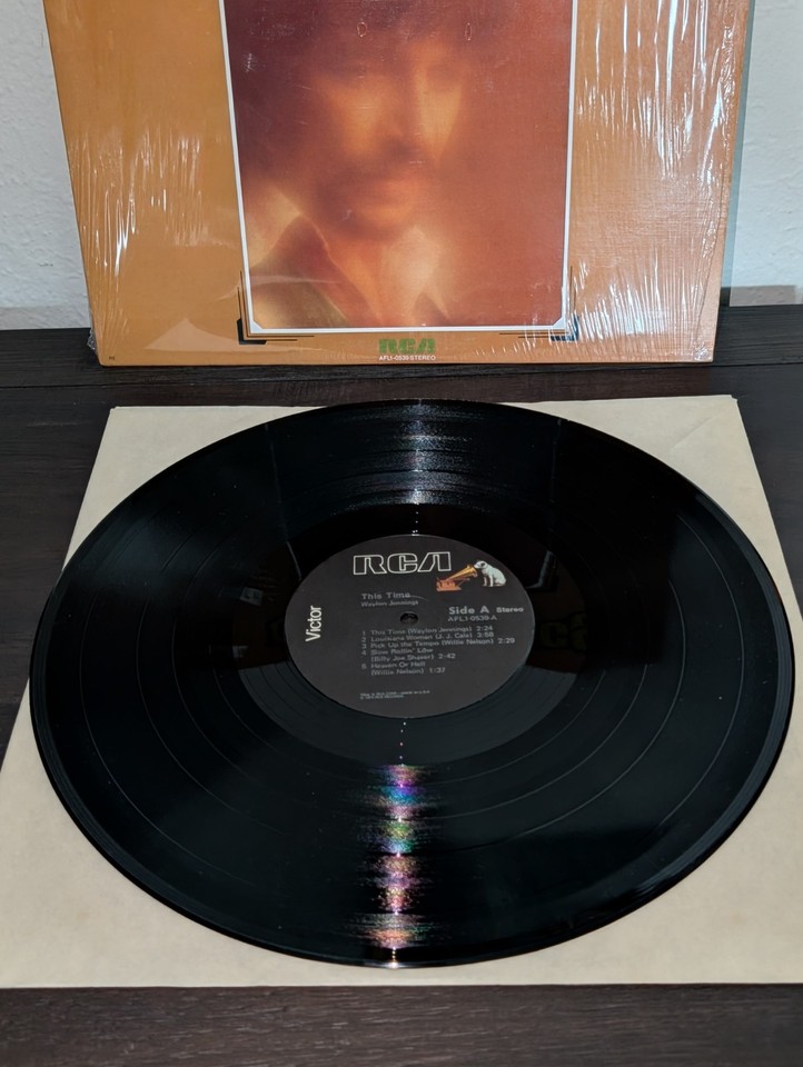 WAYLON JENNINGS This Time Vinyl LP 1974 RCA Victor APL1-0539 Country ...
