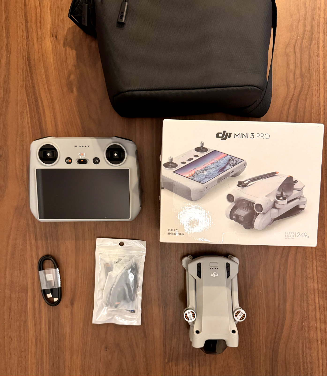 DJI - Mini 3 Pro Drone and RC Remote Control with Built-in Screen
