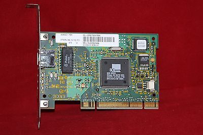 PCI LAN (Network, Ethernet) Card 10-100 Mbps, 3COM 3C905C-TXM Etherlink ...