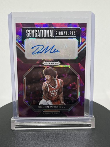 Dillon Mitchell 2023 Panini Prizm Draft SS-DLM Sensational Purpl Ice ...