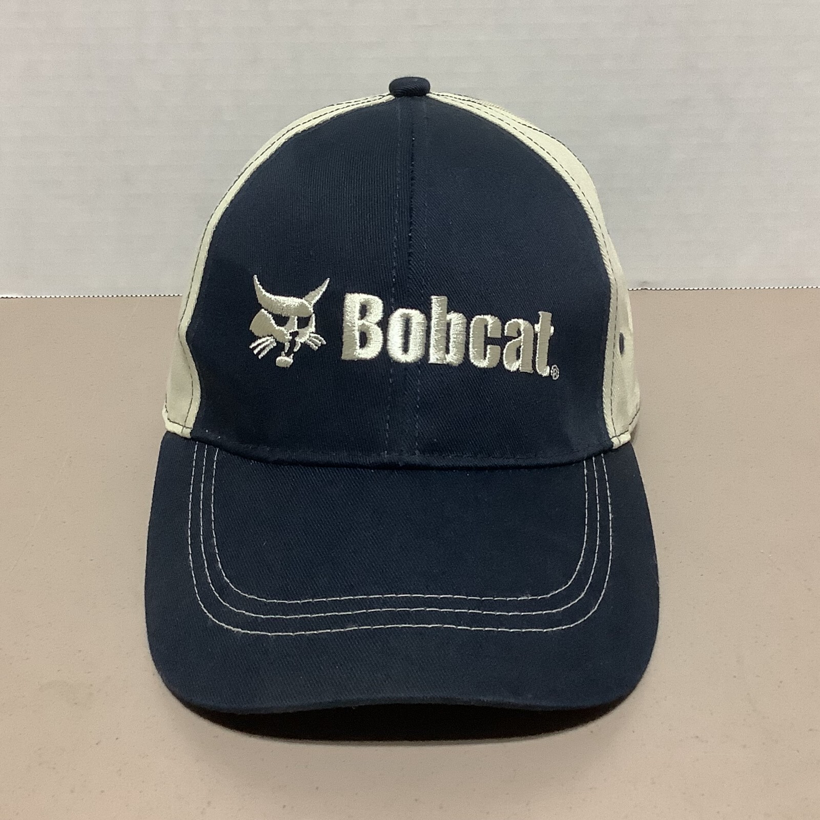 Bobcat Equipment Blue White Ball Cap Trucker Hat Adul… - Gem