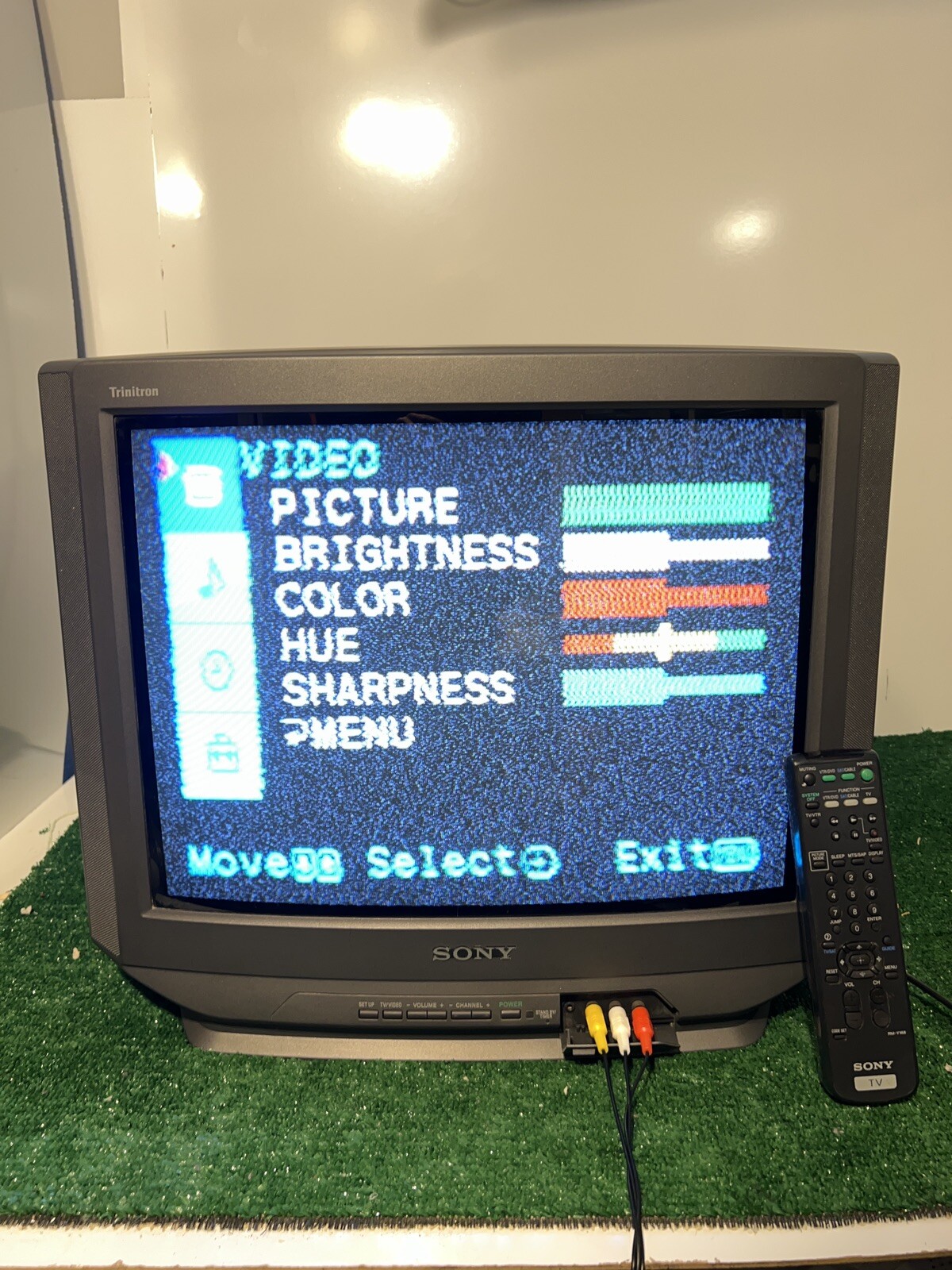 Sony Trinitron KV-20V80 1998 20 Inch S-Video CRT TV Retro Read ...