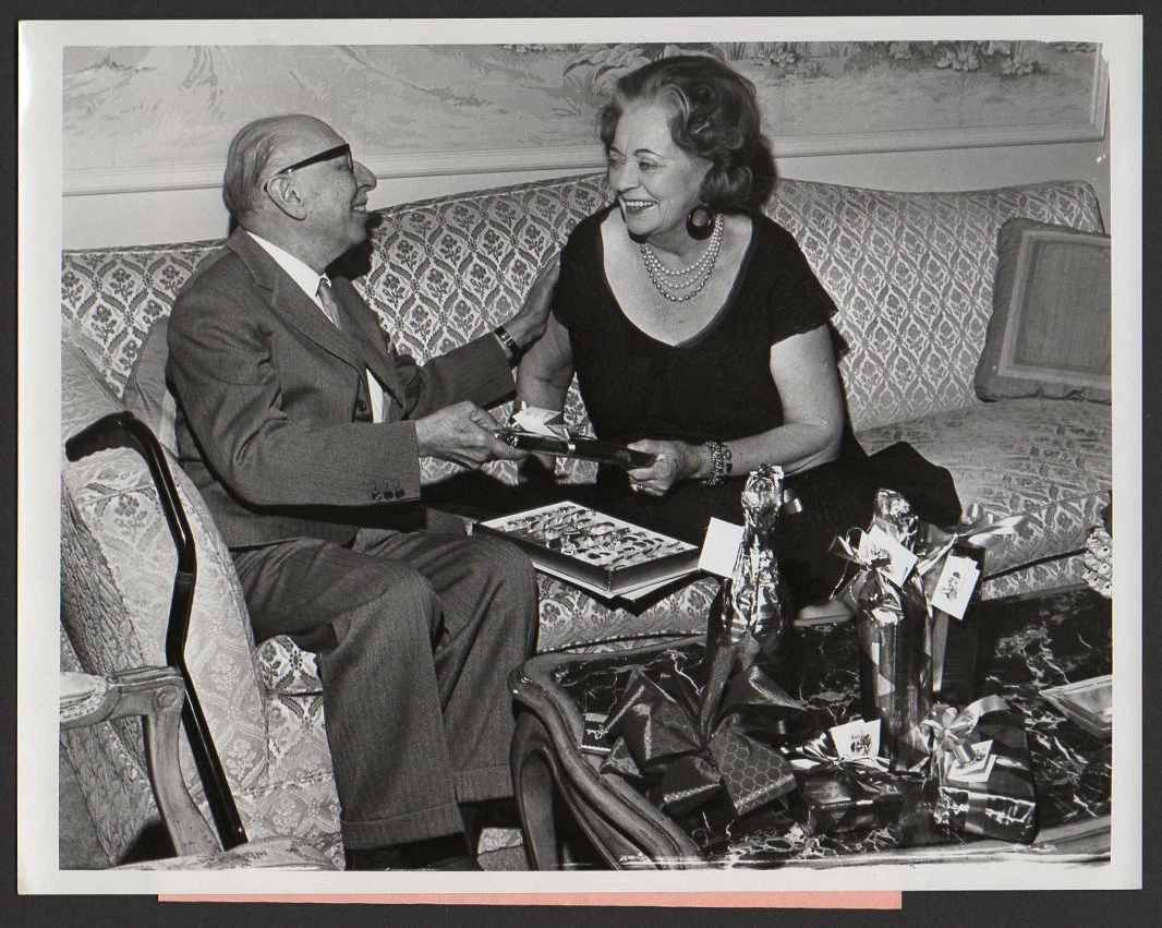 Igor Stravinsky And His Wife