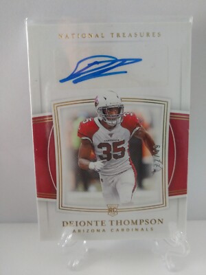2019 National Treasures Rookie Signatures Gold /49 Deionte Thompson ...