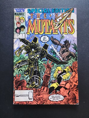 Marvel Comics The New Mutants Special Edition #1 1985 1st app Mist Axe ...