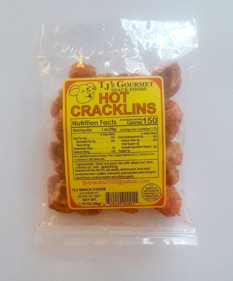 TJ's GOURMET Pork Rinds & Cracklins, Sample Packs of 5 and Packs of 6 ...