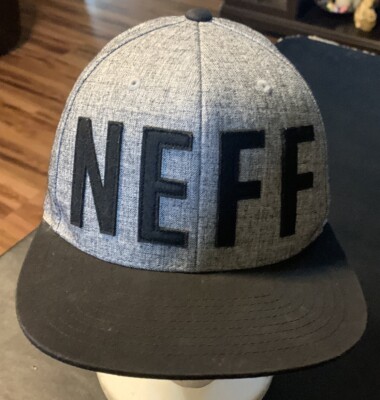 NEFF Baseball SnapBack Adjustable Hat Gray/Black NWOT | eBay