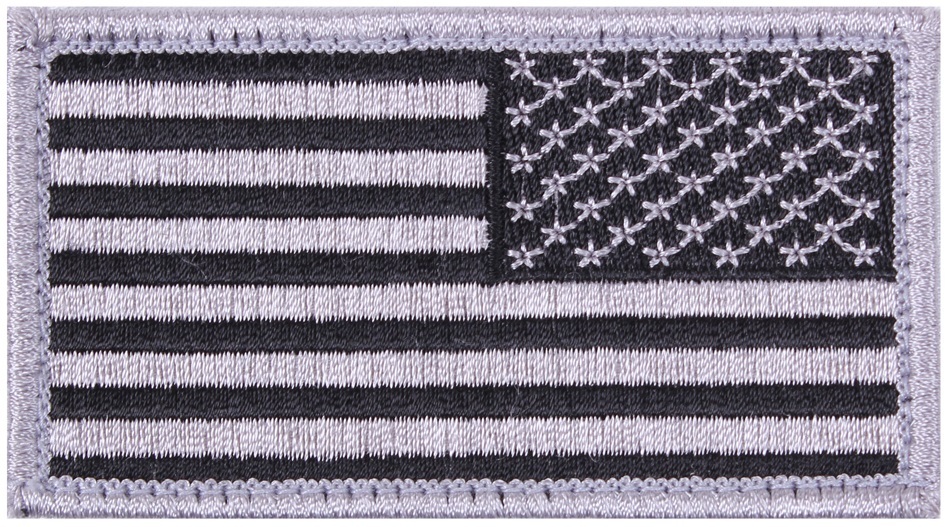 USA Military American Flag Morale Patch with Hook Backing | eBay
