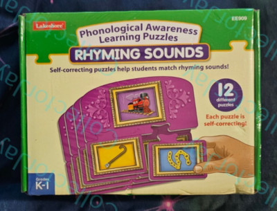 Lakeshore Learning Puzzles - Rhyming Sounds (EE909) Grades K-1 *New ...