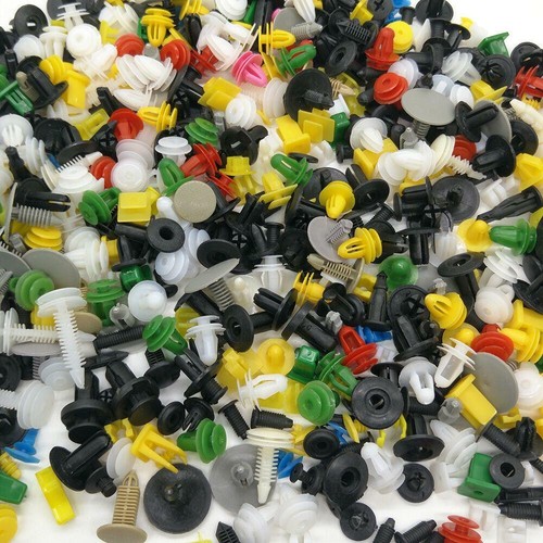1000x Plastic Car Rivet Mixture Door Fender Bumper Dash Panel Fastener ...
