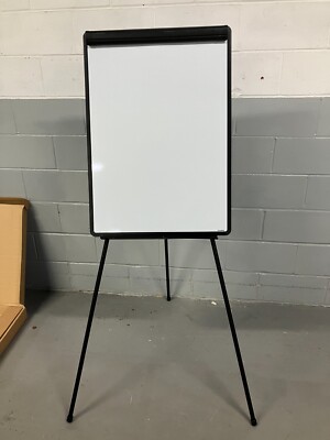 A1 Flip Chart White Board Easel Stand BLACK - collection only. | eBay UK
