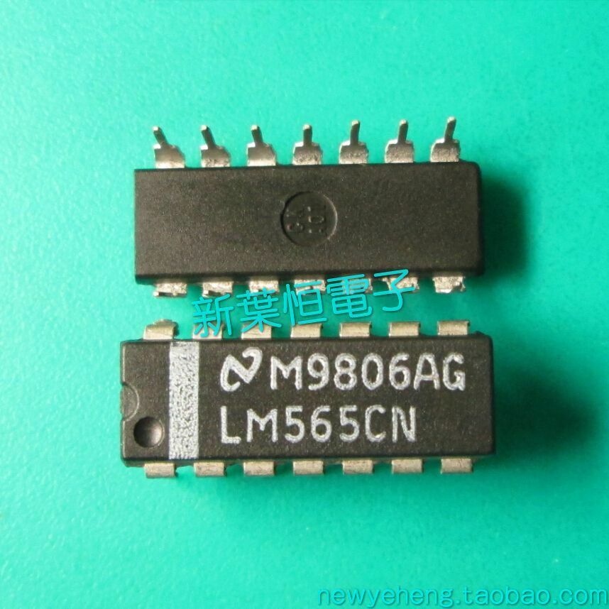 2x NE565N Signetics IC PLL 50MHZ Phase-Lock Loop LM565CN LM565N SE564N ...