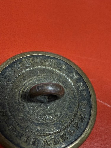 WH Horstmann Philadelphia American Eagle Metal Military Button 1840s ...