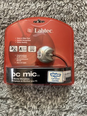 Labtec PC Mic 333 PC Monitor Microphone New in Package | eBay