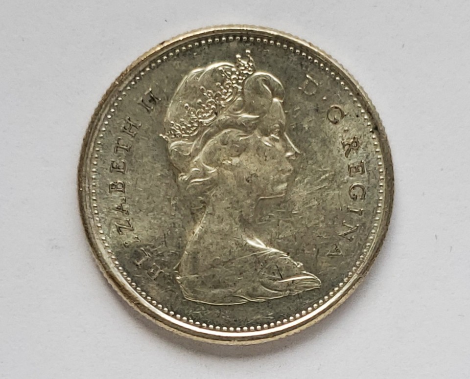 1967 CANADA SILVER 25 CENT - EF40 - QUEEN ELIZABETH II QUARTER | eBay