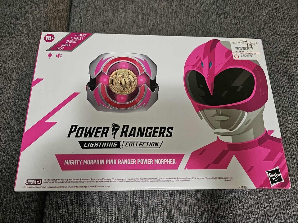 Mighty Morphin Power Rangers Lightning Collection Pink Power Morpher ...