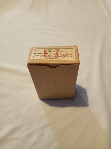 Original WW2 German Mauser K98 MG34 42 15 Round Empty Card Box 1936 ...