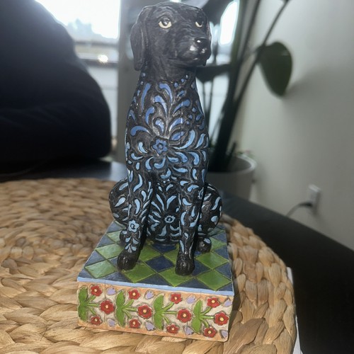 Jim Shore Vintage Retired Heartwood Creek Labrador Black 6H Excellent ...