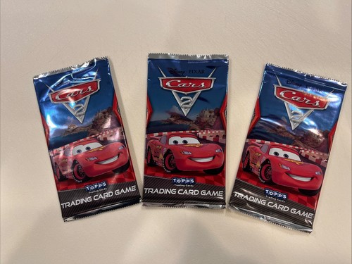 Topps Disney PIXAR Cars 2 Trading Card Game Booster Pack Lot 10 ...