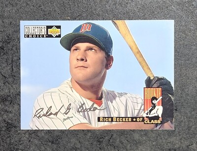 1994 UD Collector's Choice Baseball Silver Signature #1 Rich Becker | eBay