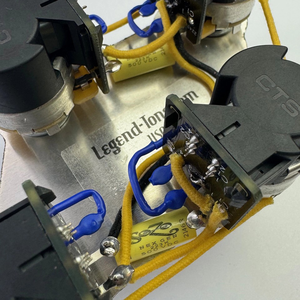 Gibson Les Paul JP (Jimmy Page) Wiring CTS P/P Pots - With Toggle ...