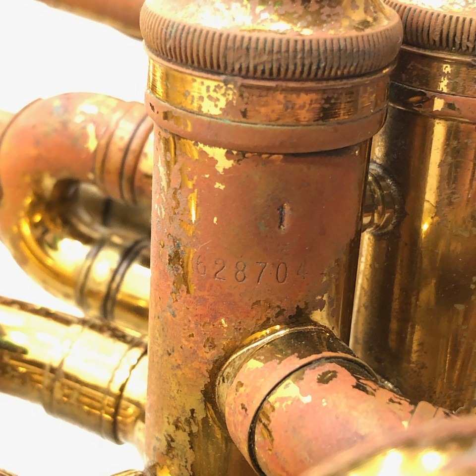 King Musical Instruments 628 Brass 3-Valve Euphonium w Case, No ...