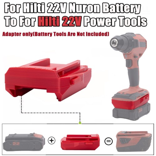1x Adapter For Hilti 22V Nuron Lithium-Ion Battery To For Hilti 22V Old ...