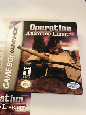 Nintendo Gameboy Advance Operation Armored Liberty | eBay UK