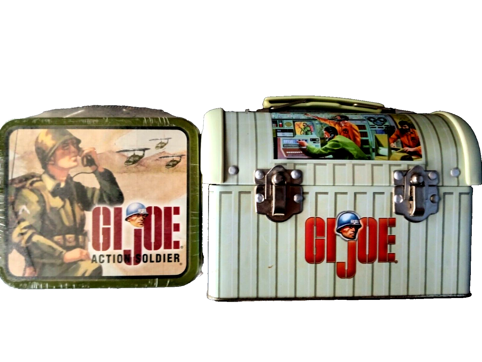 GI Joe Action Soldier Assorted Candy Tin Box & GI Joe Lunch Tin Box, By ...