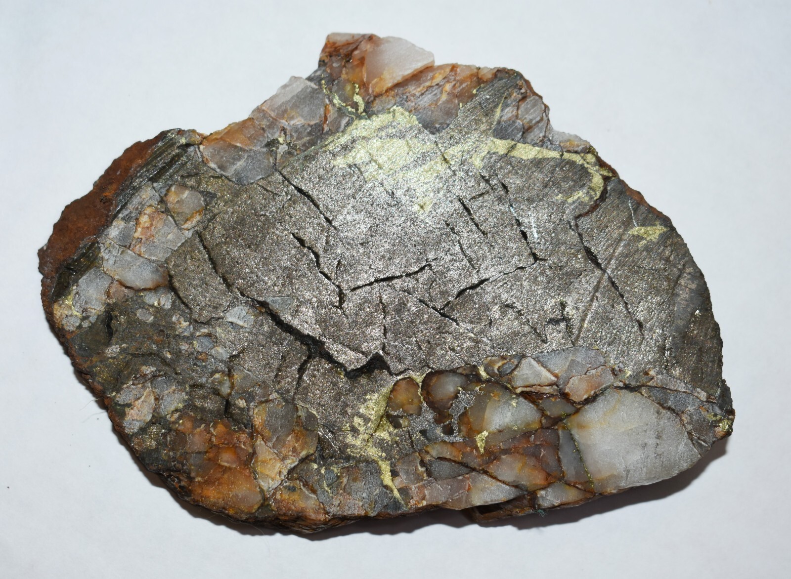 Gold Silver Sylvanite Ore Quartz 1800s Ore Knob Copper North Carolina ...