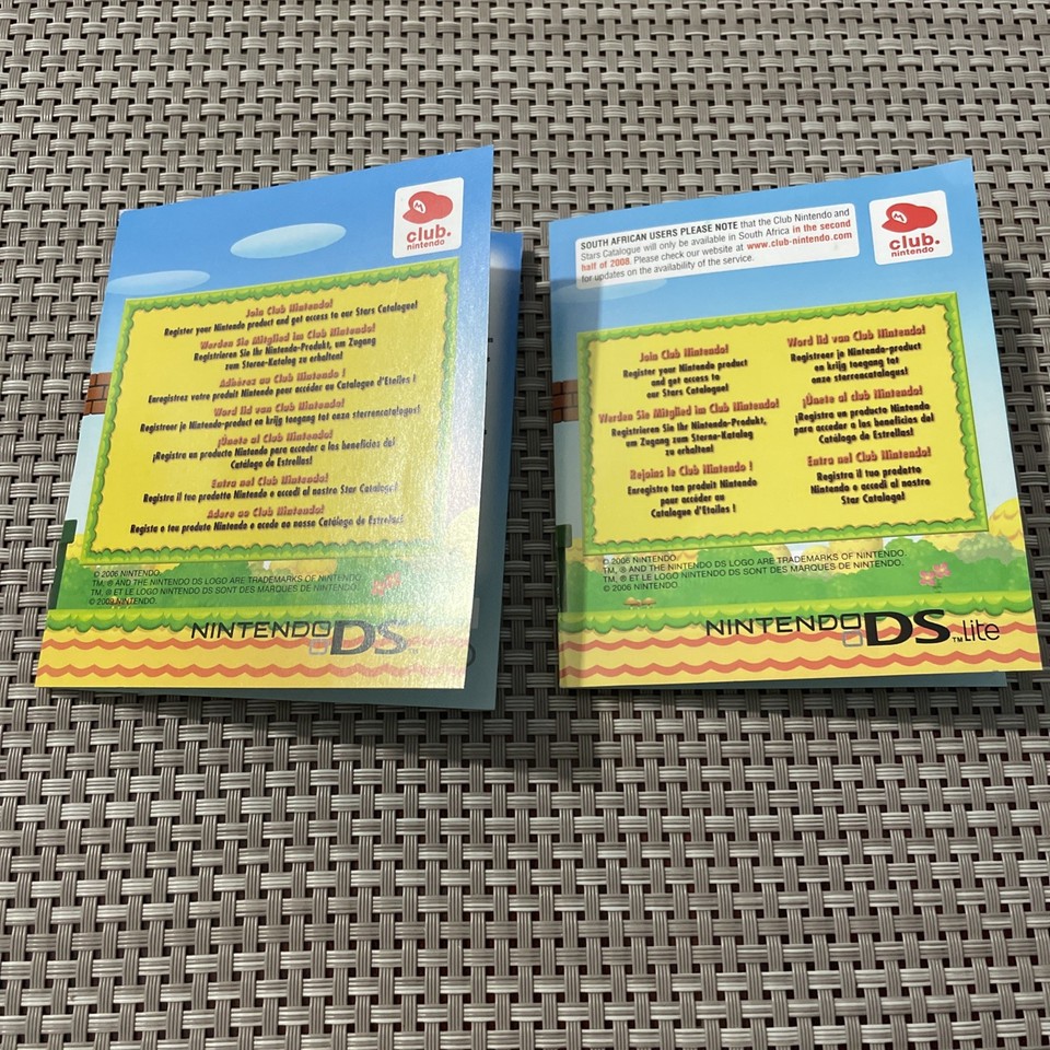 New Super Mario Bros. Nintendo DS Club Nintendo Flyer / AD Point Card ...