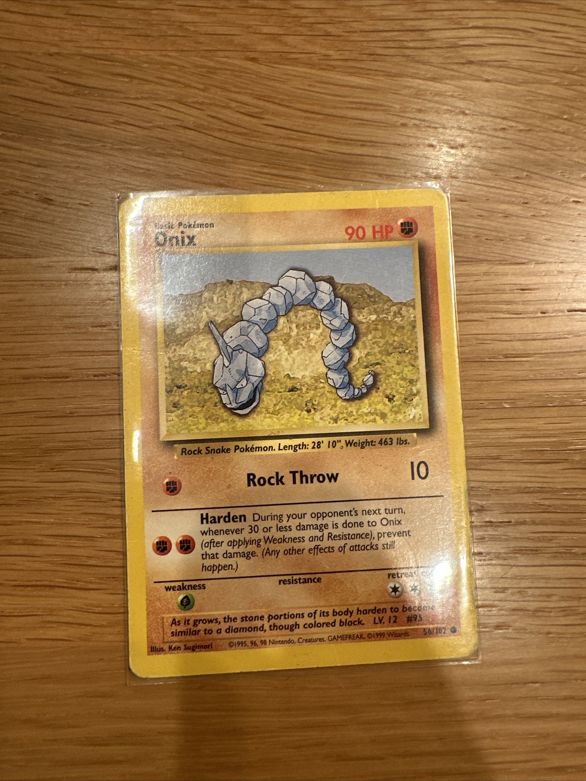 Pokémon TCG Onix Base Set 56/102 Regular 1st Edition Common | eBay