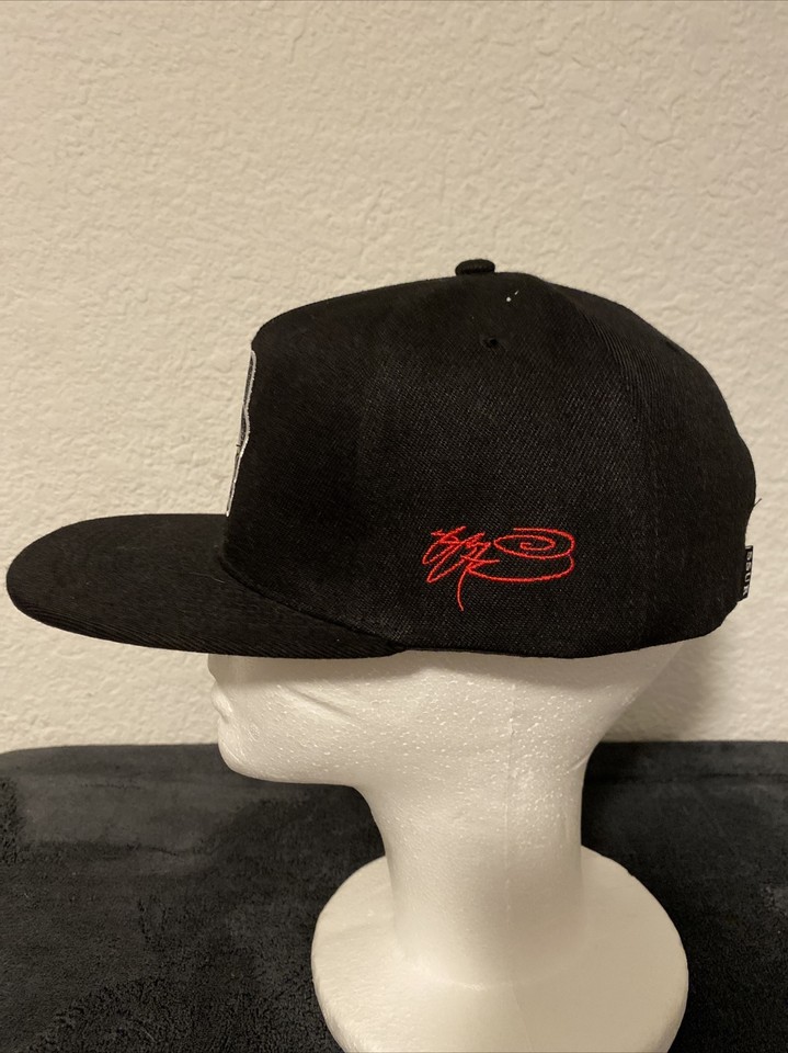 SSUR New York Skull Top Hat Black Embroidered Snapback Adjustable Cap ...