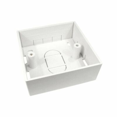 Single Gang Socket Back Box 32mm for RJ45 Network Faceplate LAN Patch ...