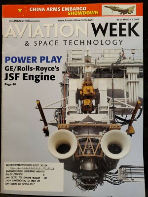 Aviation Week & Space Technology Magazine March 7 2005 | eBay